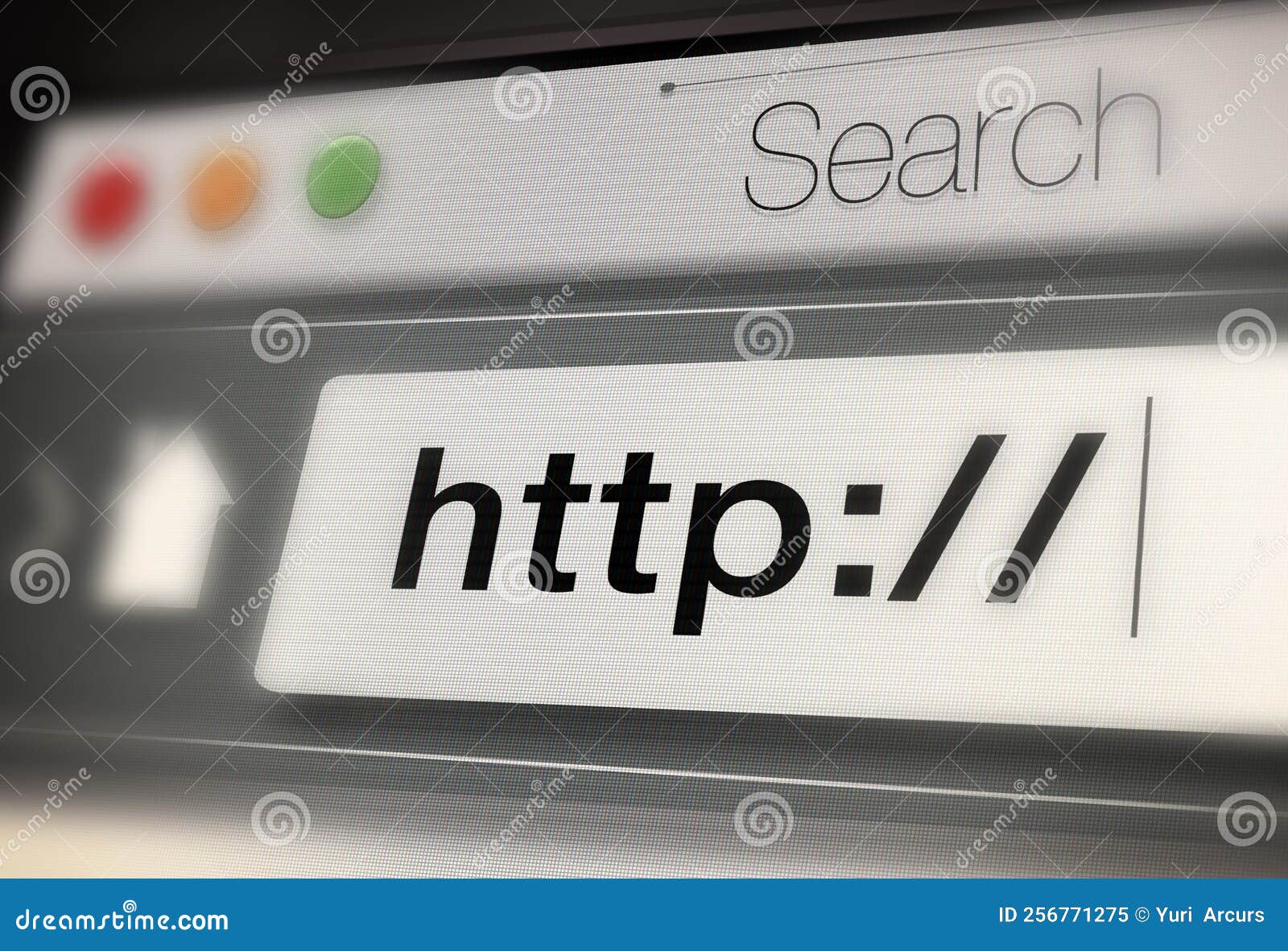 New Tab. Closeup of a Search Bar on a Computer Screen - ALL Design on ...