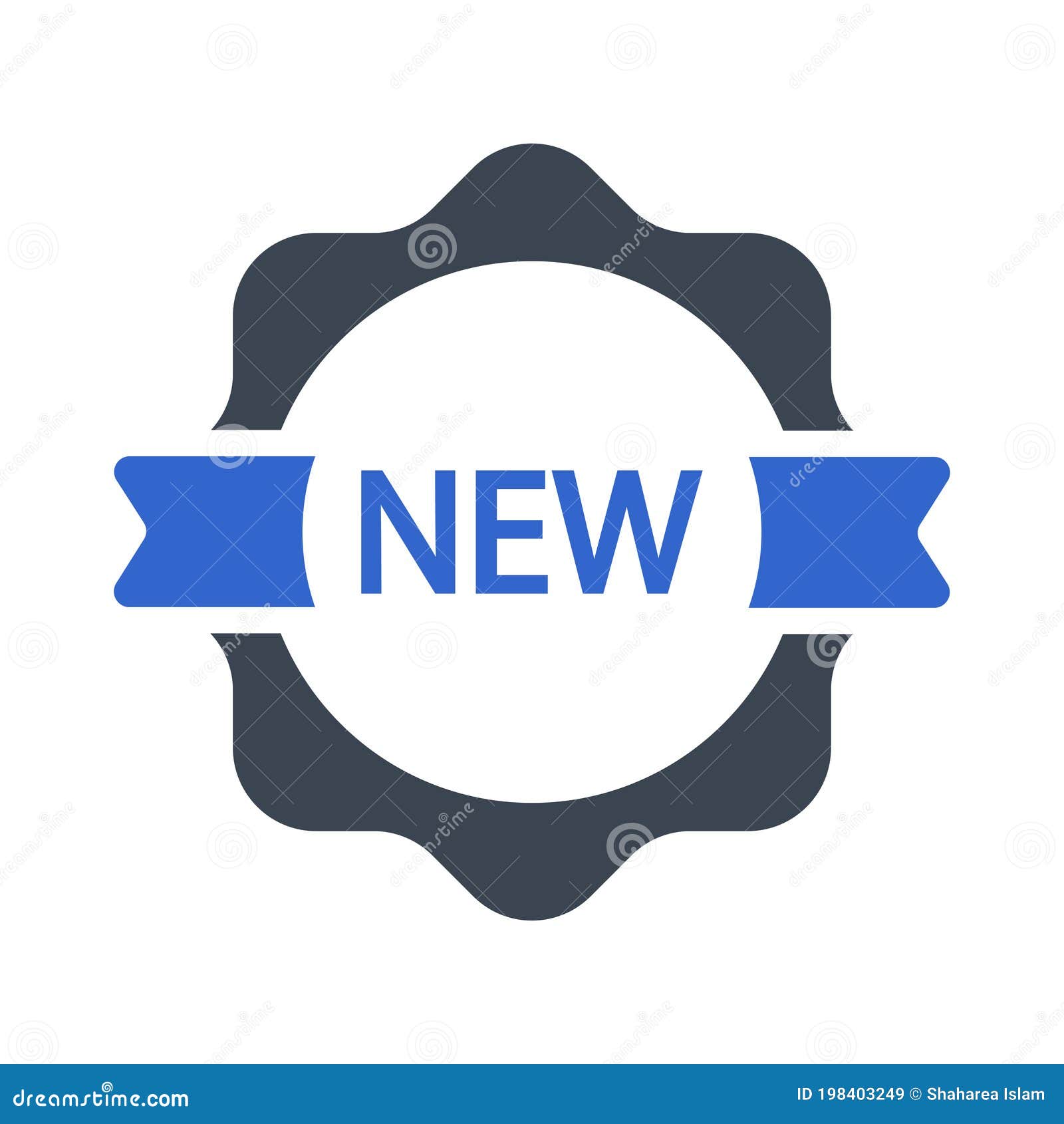 New tag, label icon stock vector. Illustration of meticulously - 198403249