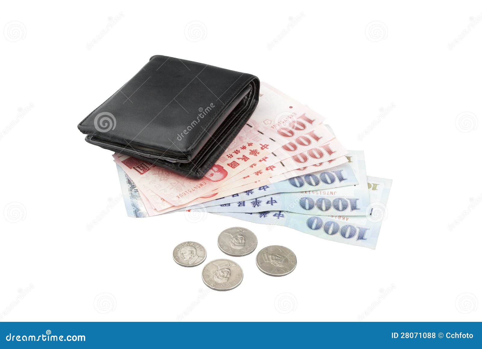 New Taiwan Dollar Cashes stock photo. Image of coins - 28071088