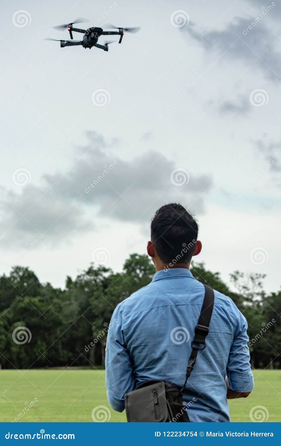 Learning to fly a drone editorial stock image. Image of control - 122234754