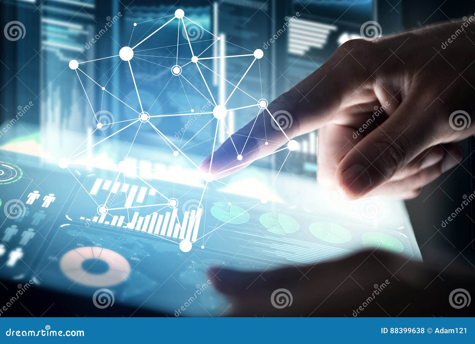 New technologies in use stock photo. Image of data, modern - 88399638