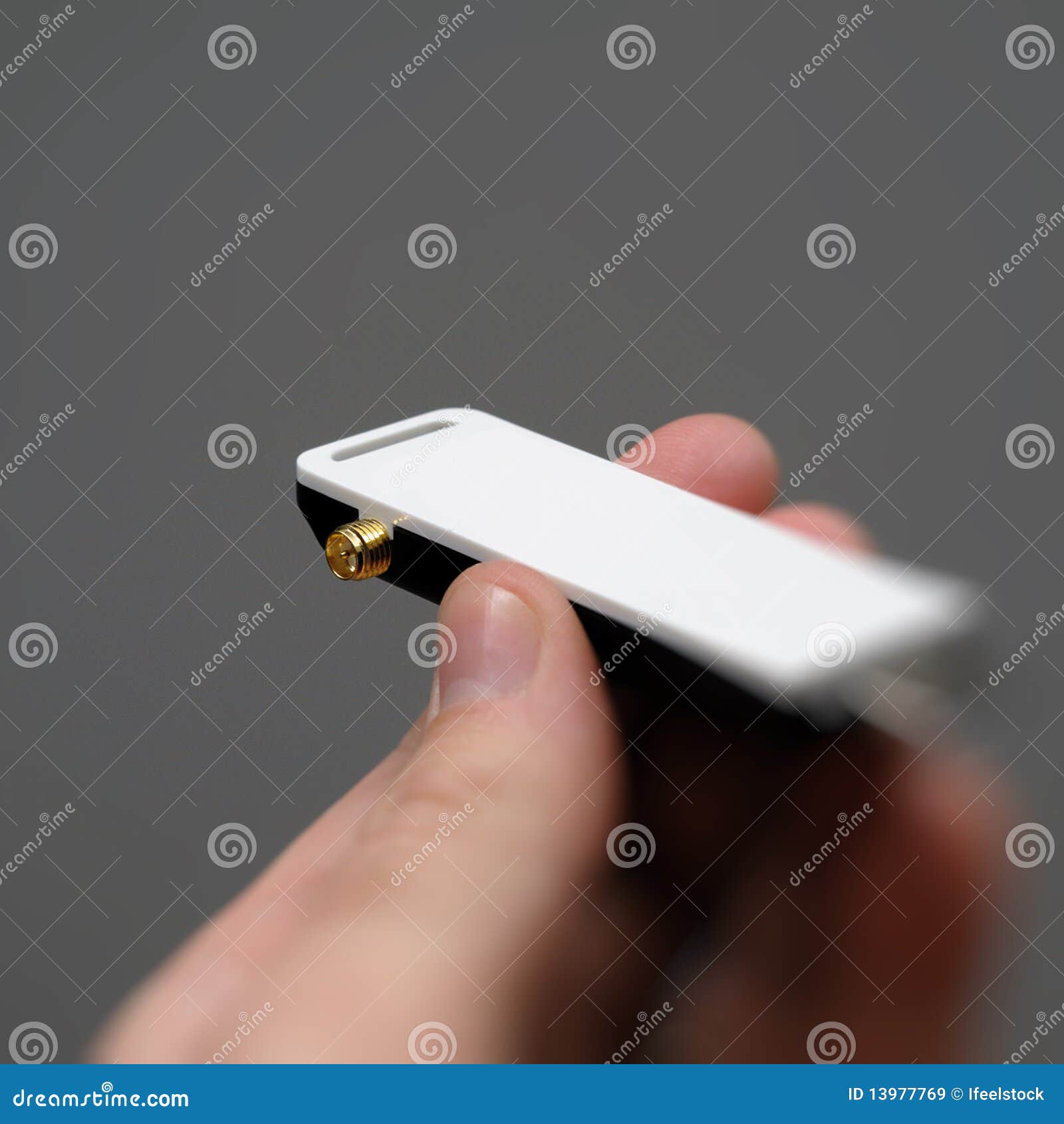 New Technology 802.11n Access Point in Hand Stock Image - Image of ...