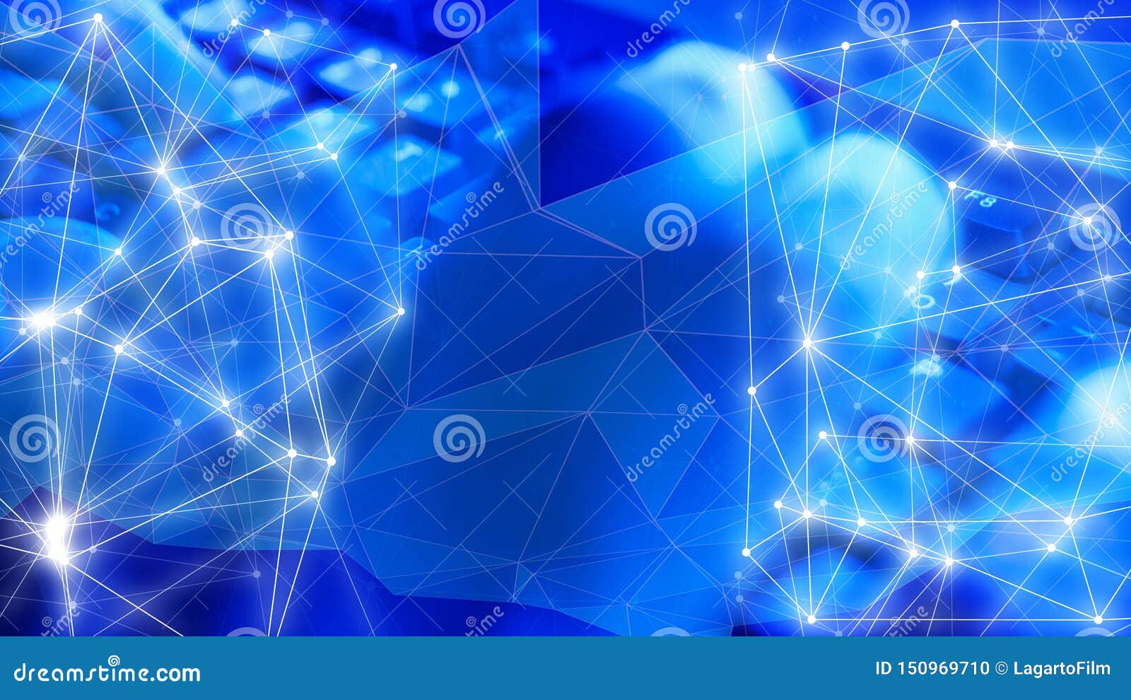 New Technology Algorithm Programming, Abstract Geometrical Shapes ...