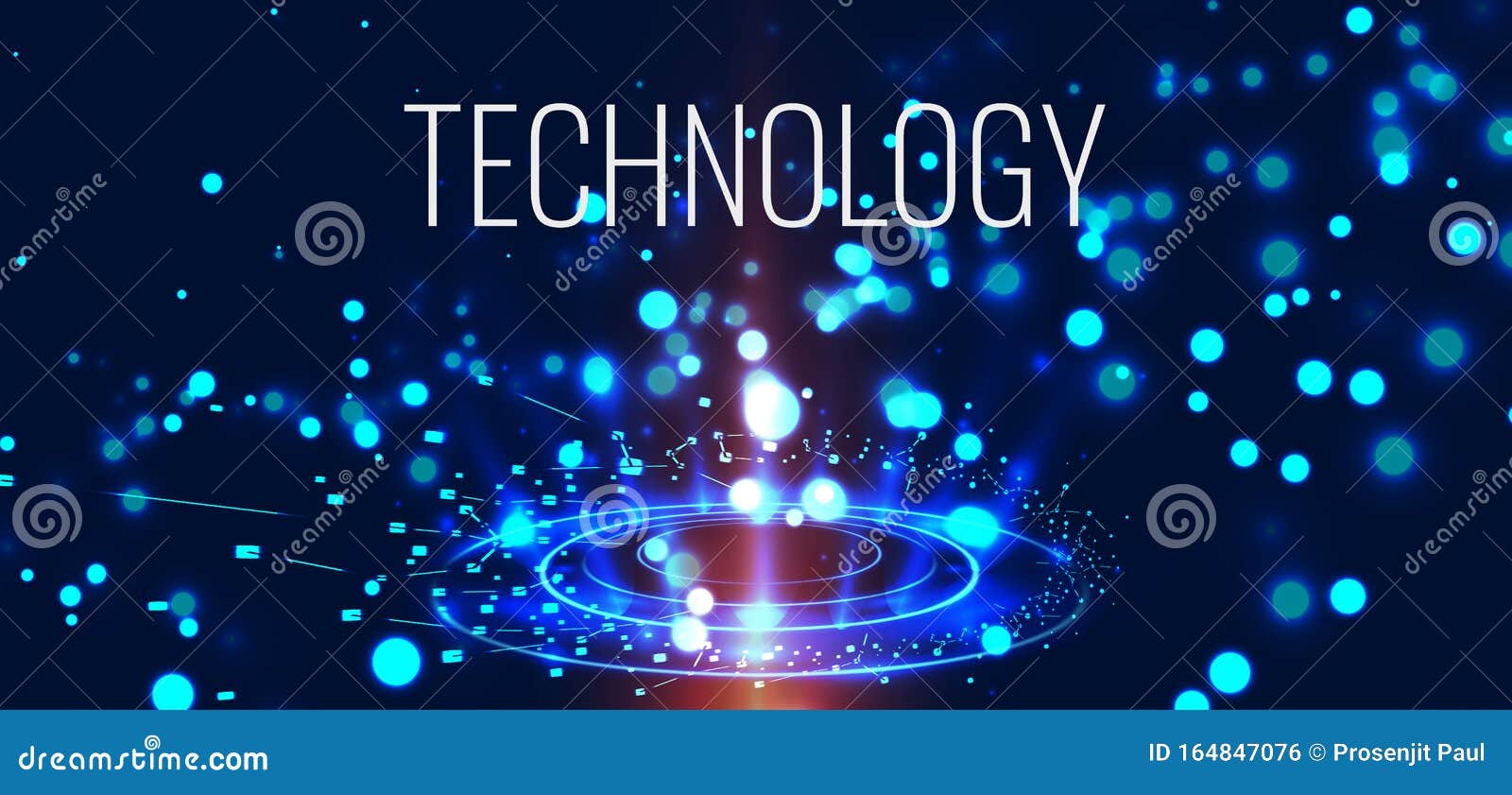 New Technology Background Vector Design Stock Vector - Illustration of ...