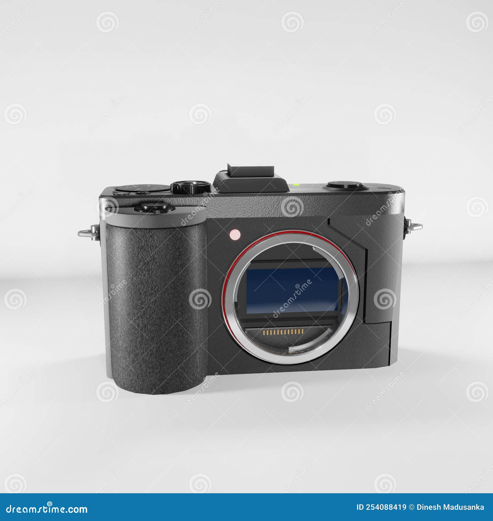 New Technology Camera 3d Model Image Stock Illustration - Illustration ...