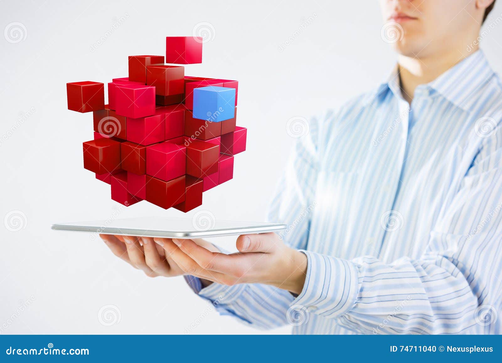 New Technology Integration Concept . Mixed Media Stock Photo - Image of ...