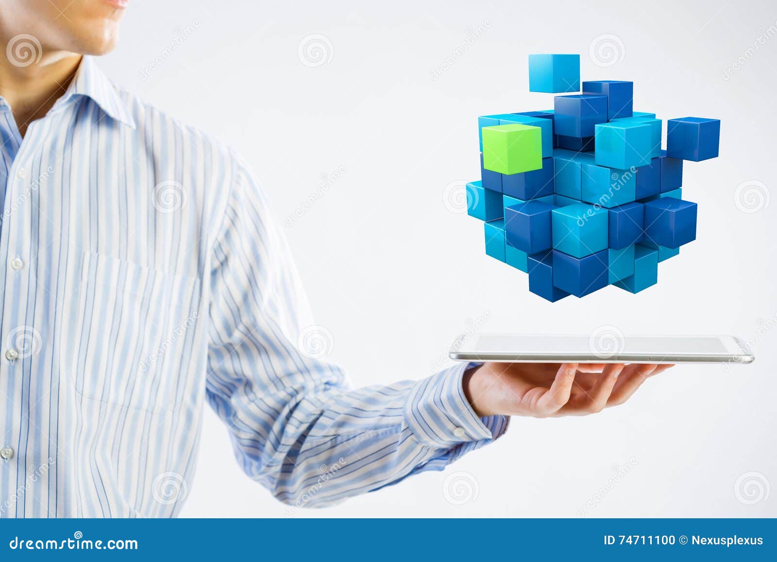 New Technology Integration Concept . Mixed Media Stock Photo - Image of ...
