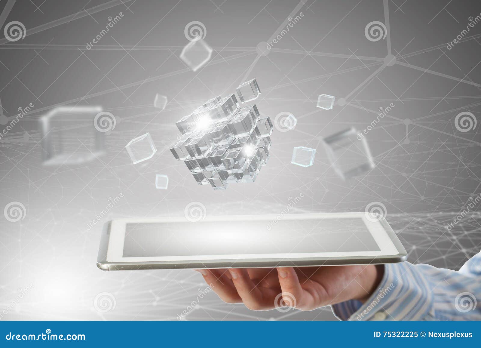 New Technology Integration Concept . Mixed Media Stock Image - Image of ...
