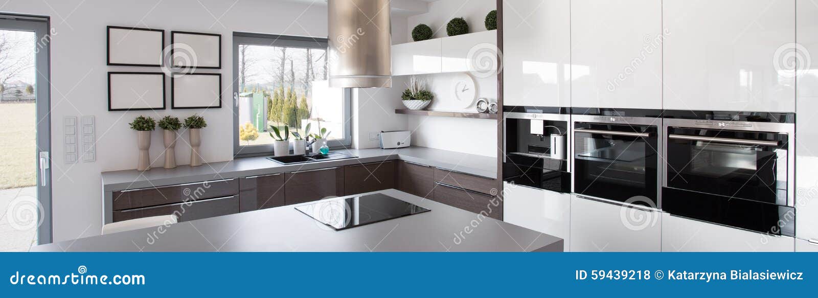 New Technology Kitchen Equipment Stock Photo - Image of interior ...