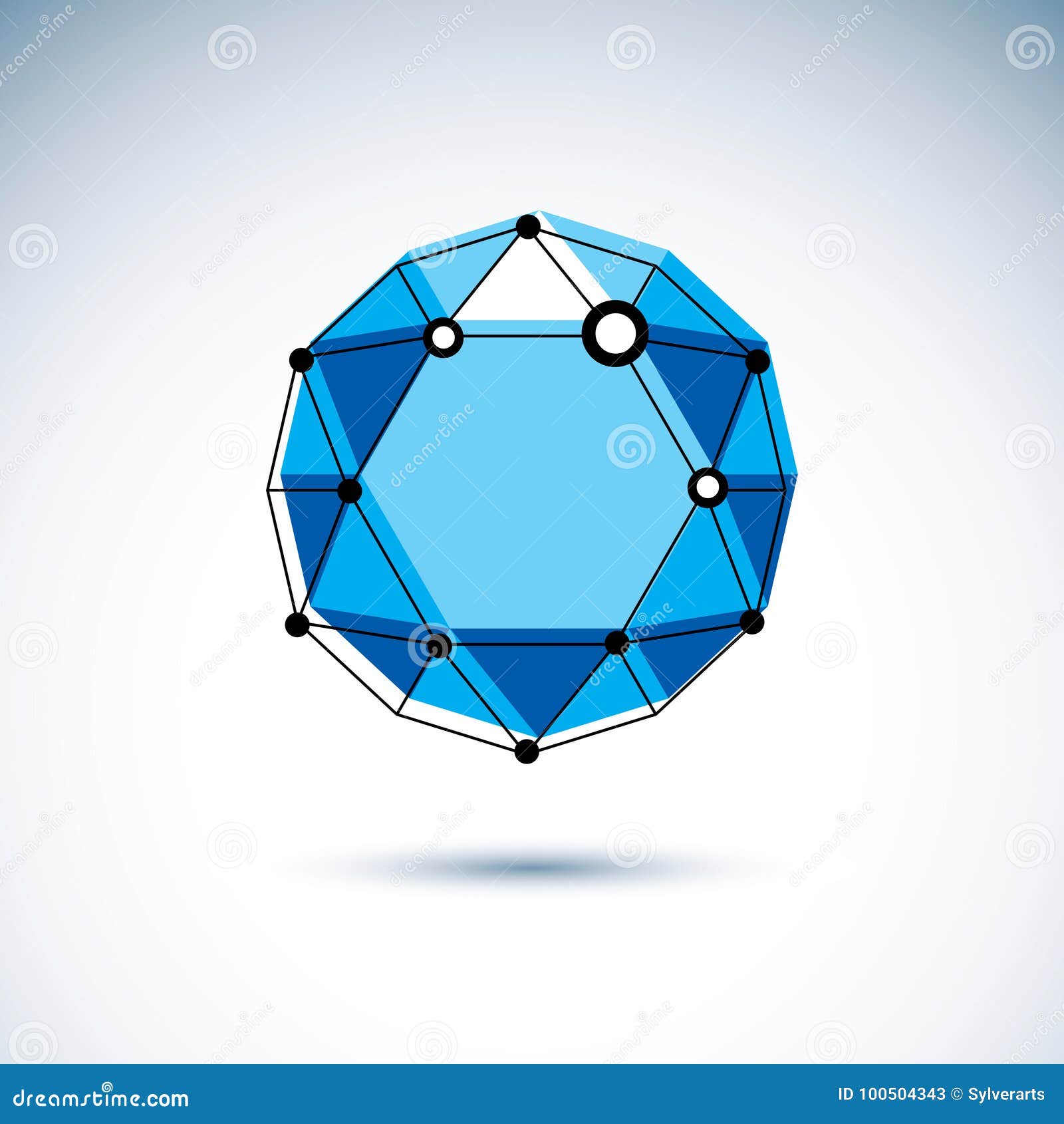 New Technology Symbol. Isometric Abstract Vector Low Poly Shape ...