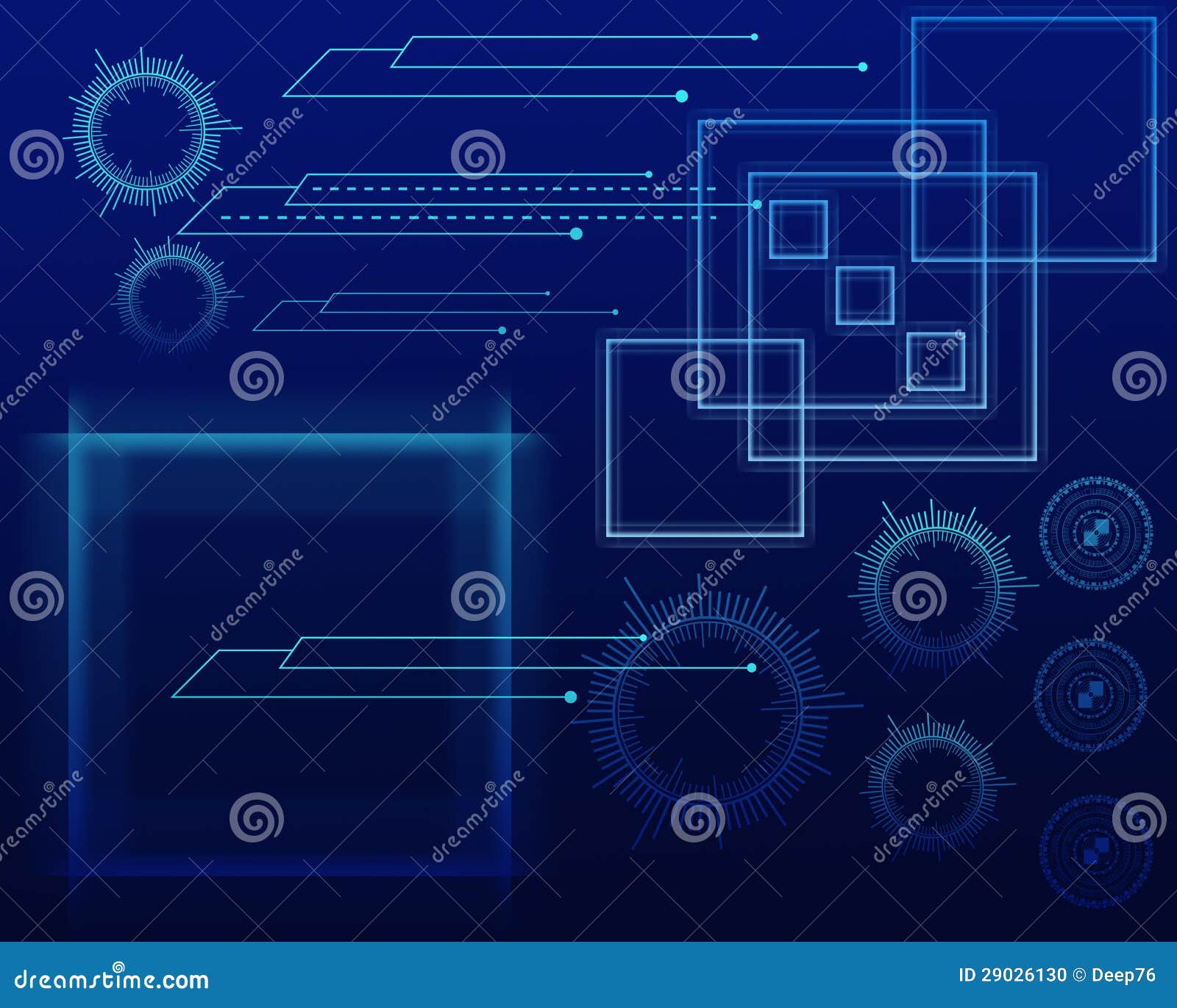 New Technology Vector Backround Stock Illustration - Illustration of ...