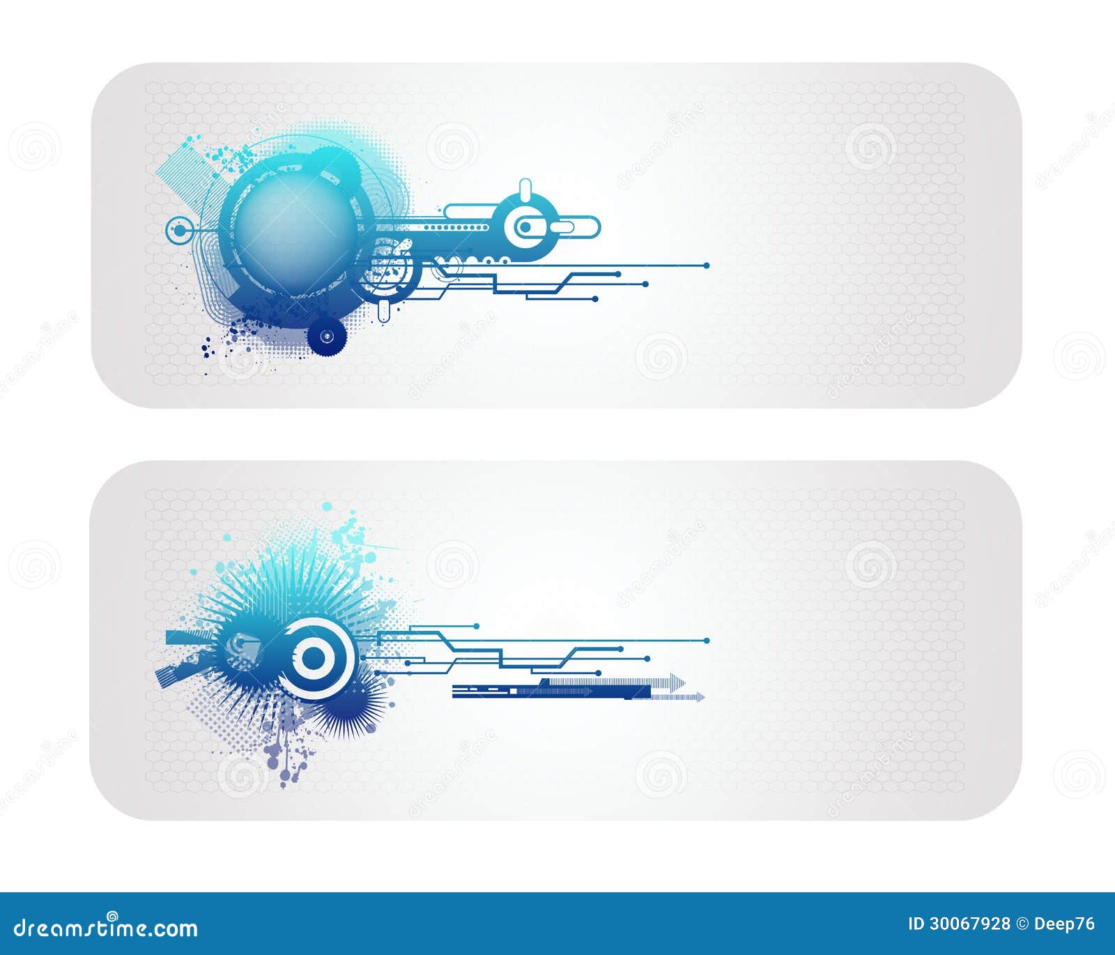 New Technology Vector Banner Stock Illustration - Illustration of ...