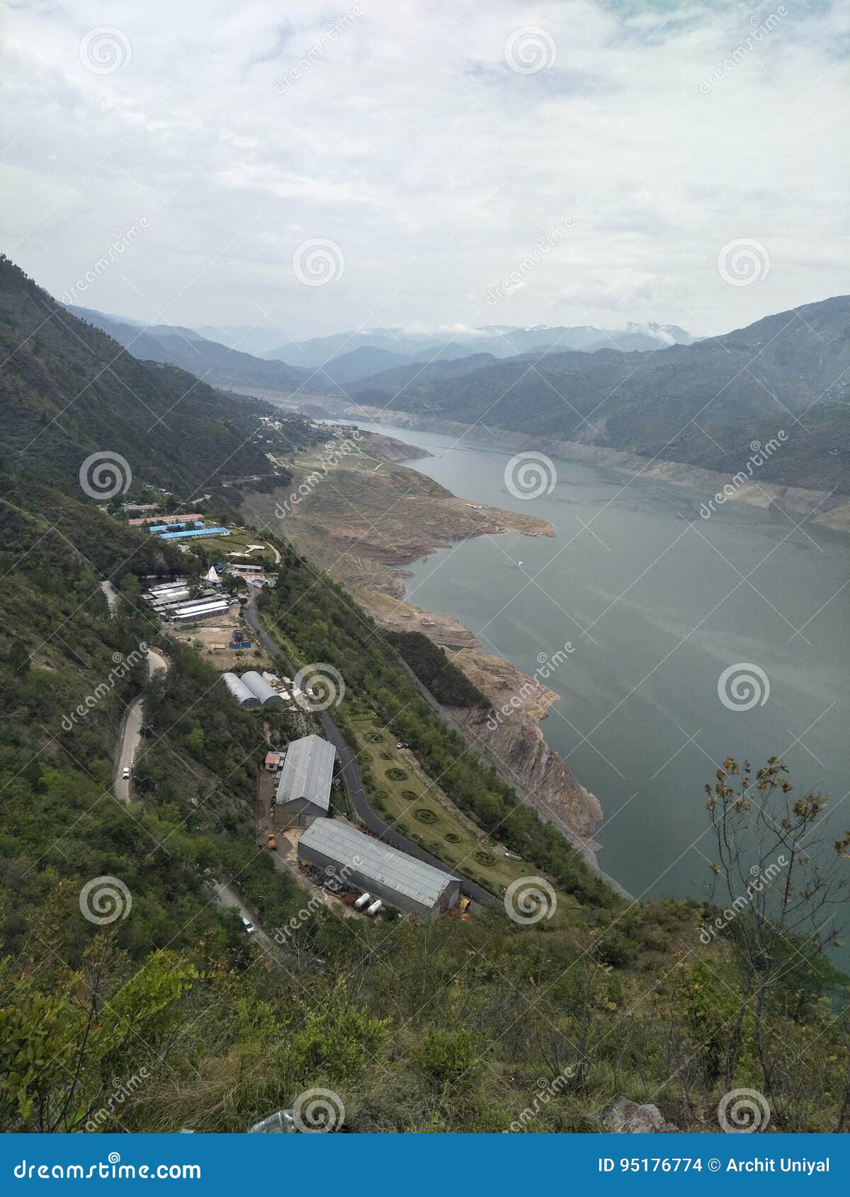 New tehri stock photo. Image of mountain, fjord, reservoir - 95176774