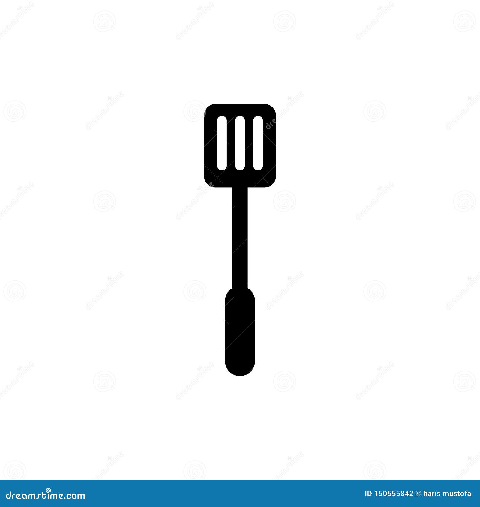 Stirring Icon. Stir Well Outline Style Symbol. Cartoon Vector ...