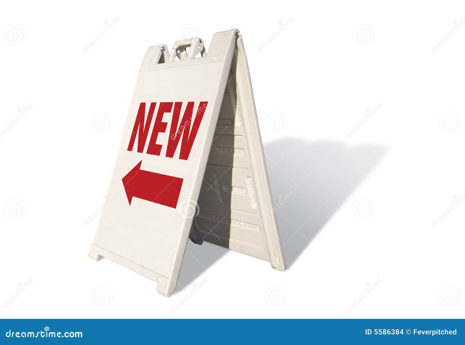 New Tent Sign stock photo. Image of showing, advertise - 5586384