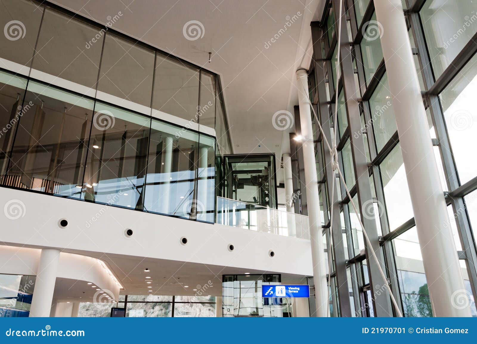 New Terminal Lobby stock image. Image of public, steel - 21970701