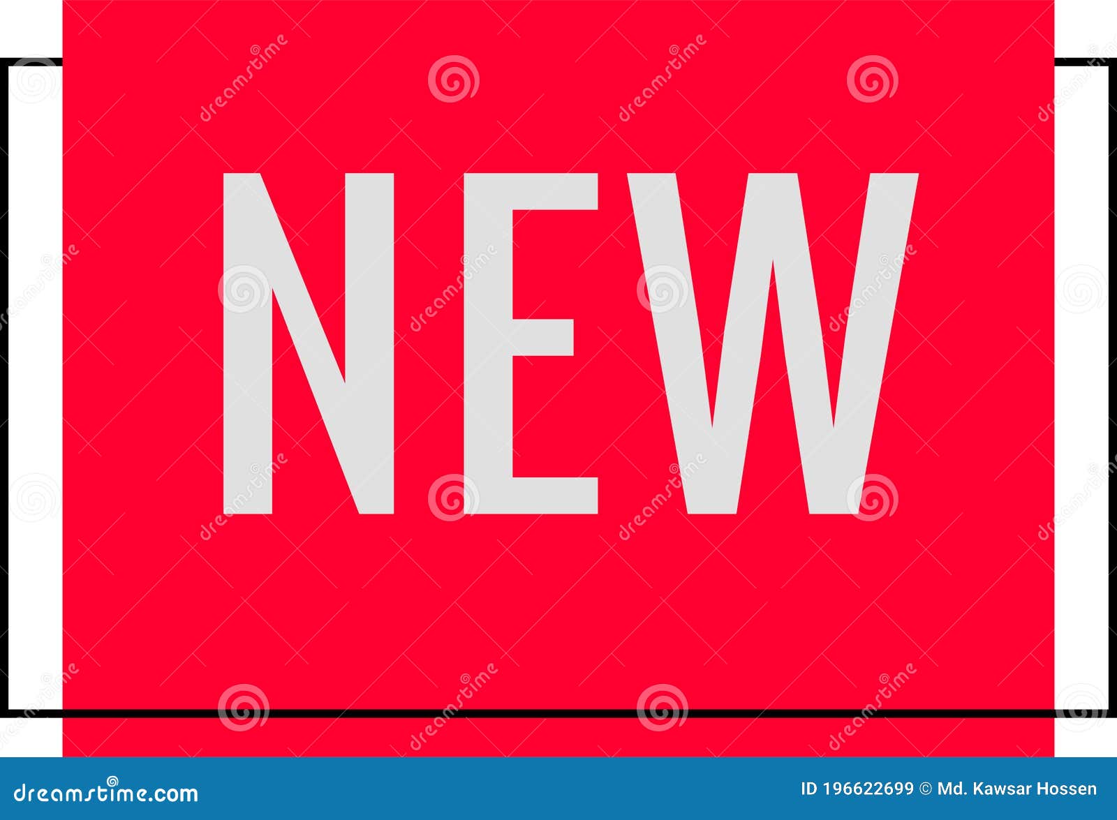 New Text Button. Sign Icon Label New Stock Vector - Illustration of ...