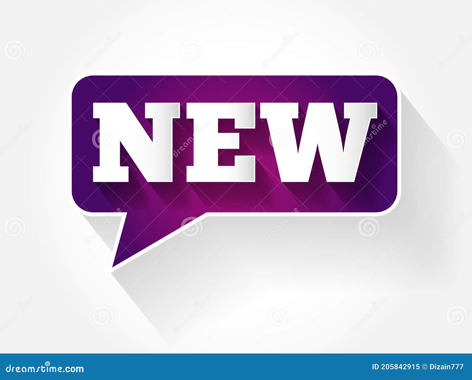 NEW text message bubble stock illustration. Illustration of pointer ...