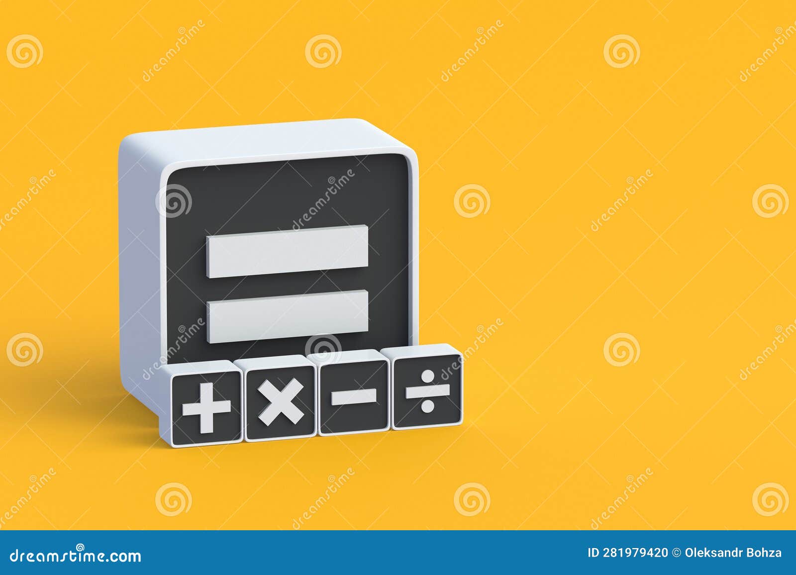 New Theorem. Mathematical Symbols on Buttons Stock Illustration ...