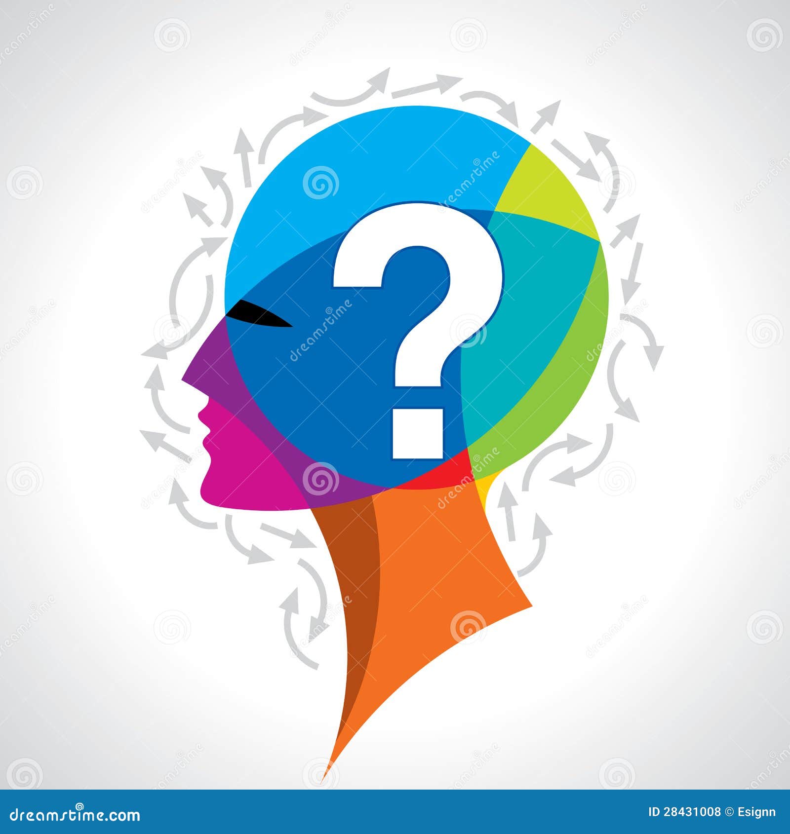 New think idea stock vector. Illustration of arrow, concepts - 28431008