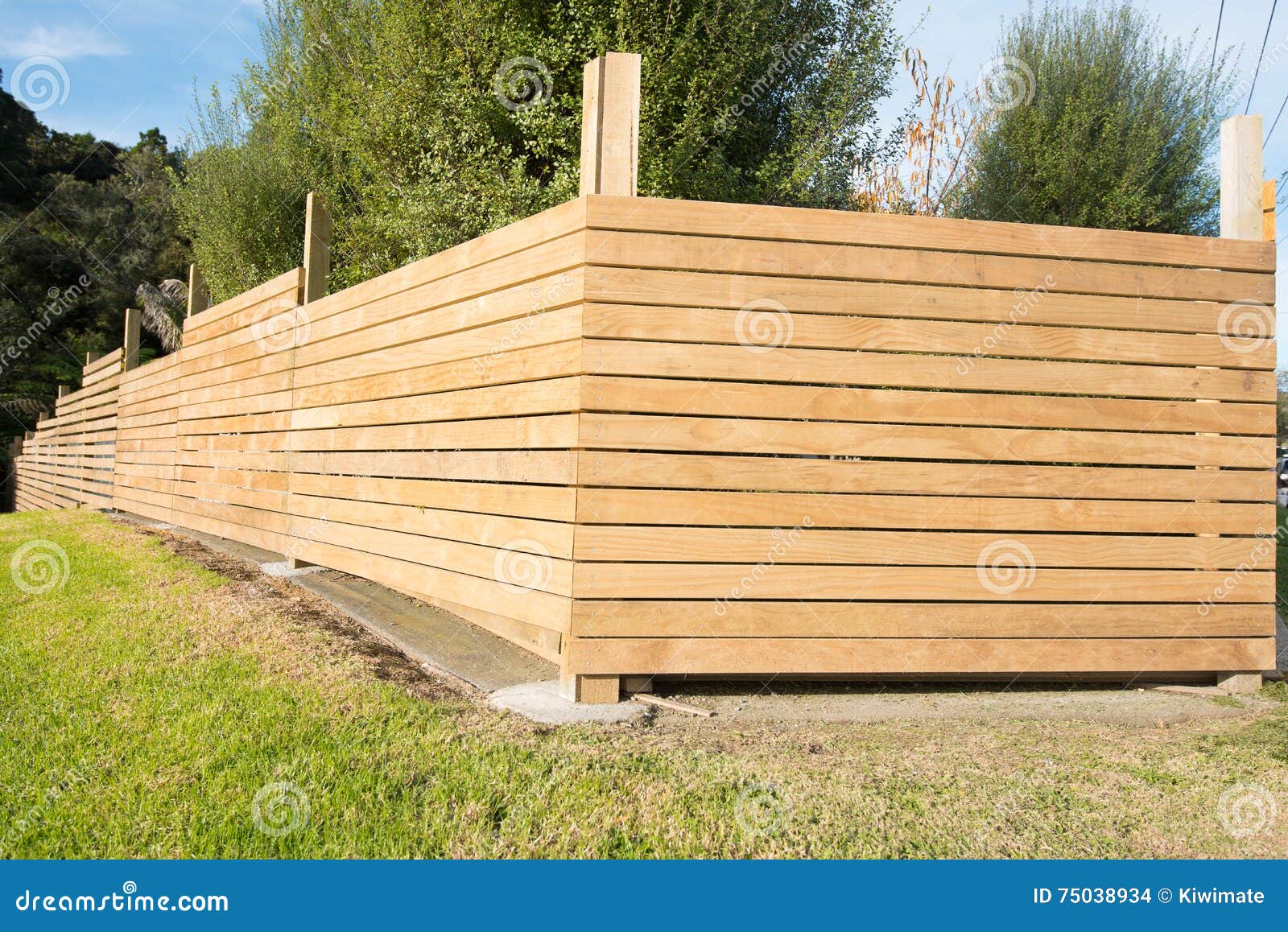 Timber Fence Stock Photo | CartoonDealer.com #54555618