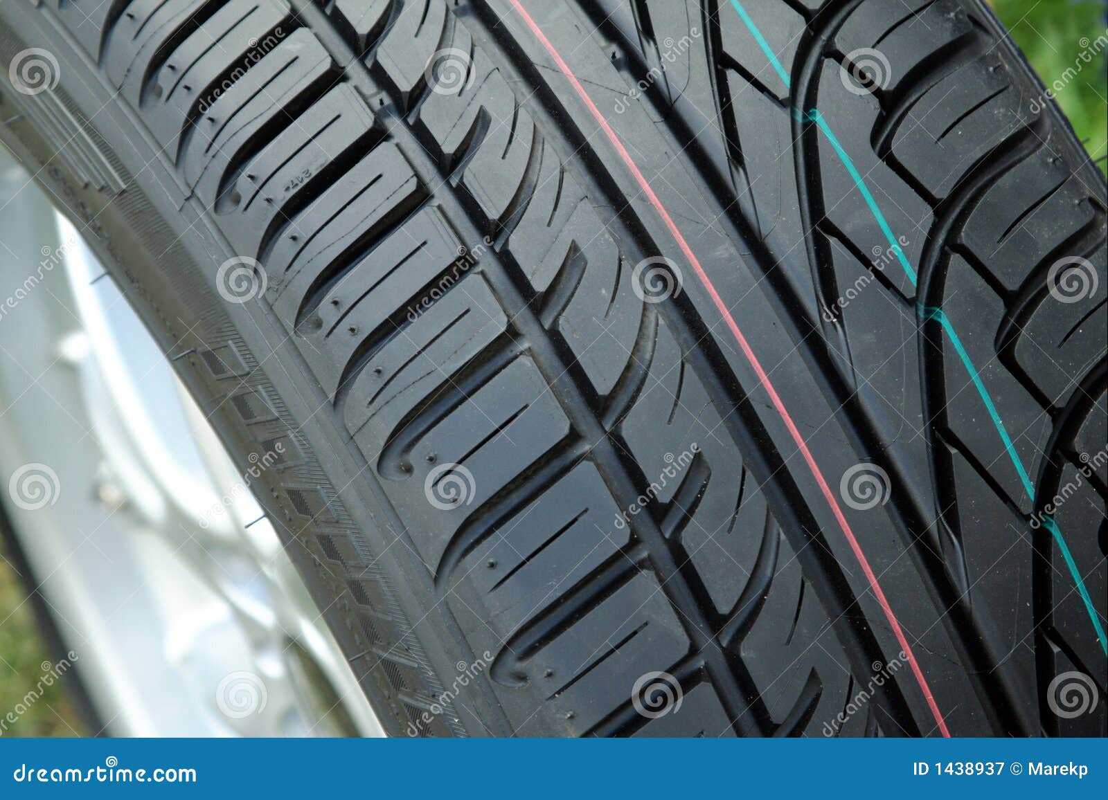 New tire tread stock image. Image of tyre, automotive - 1438937