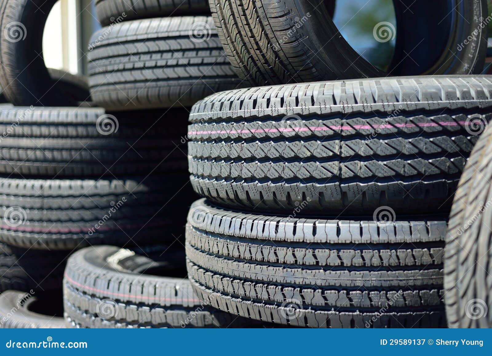 New Tires stock image. Image of tread, retail, stack - 29589137