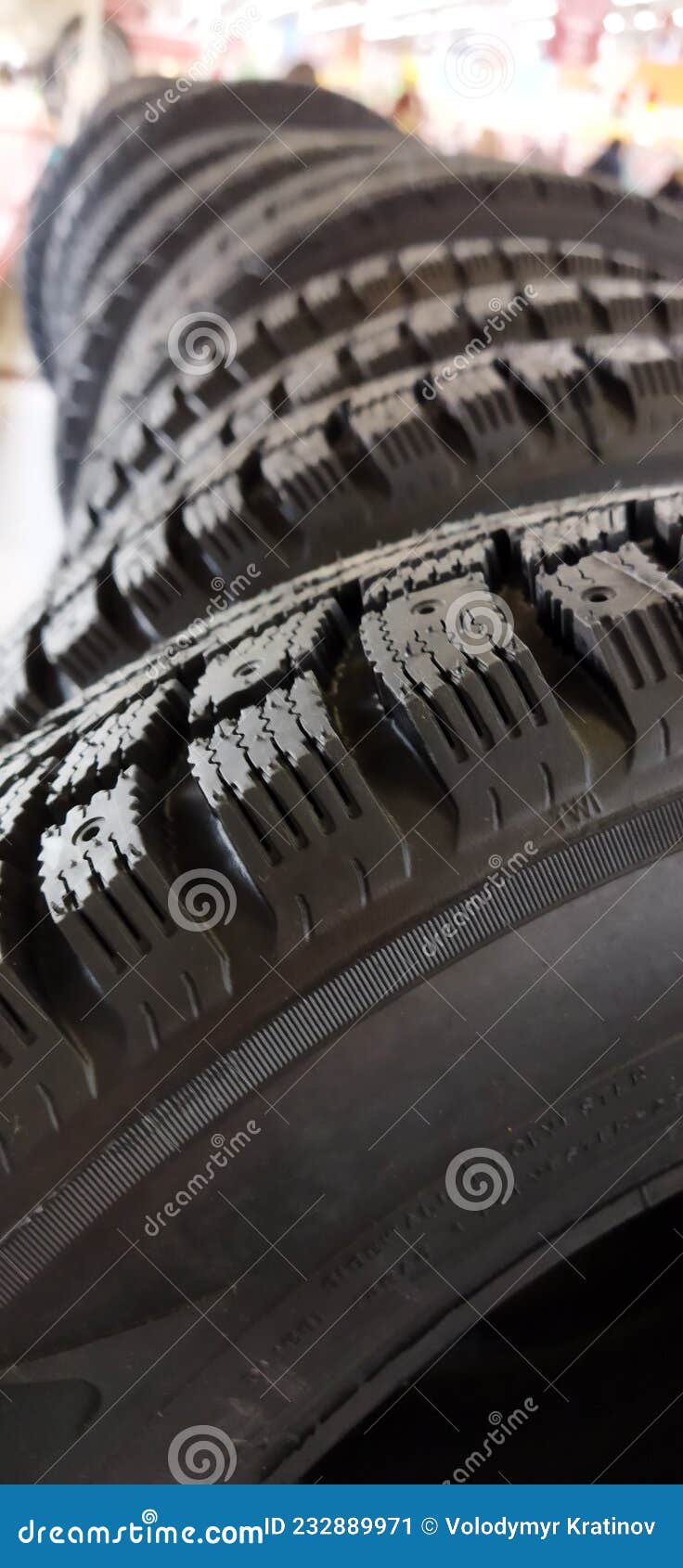 New Tires for Passenger Car Wheels. Stock Image - Image of tires ...