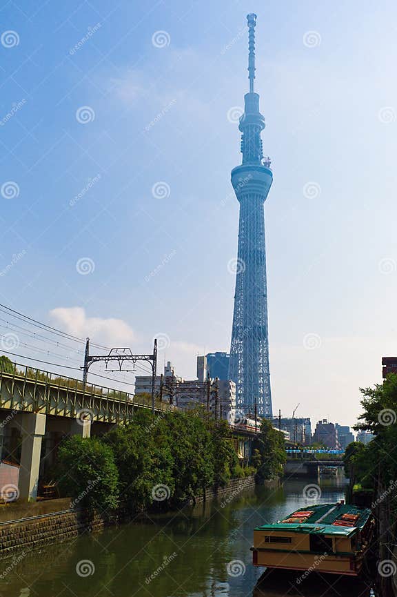 New Tokyo Sky Tree Building. Editorial Stock Photo - Image of tourism ...