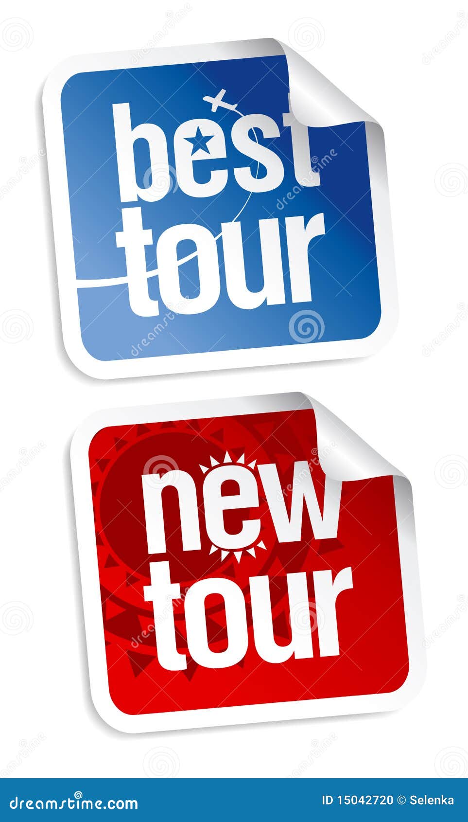 New tours stickers stock vector. Illustration of button - 15042720