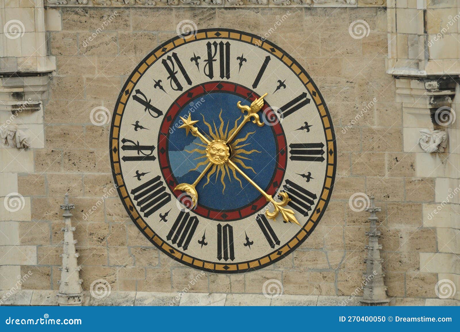 New Town Hall Clock Tower stock photo. Image of furniture - 270400050