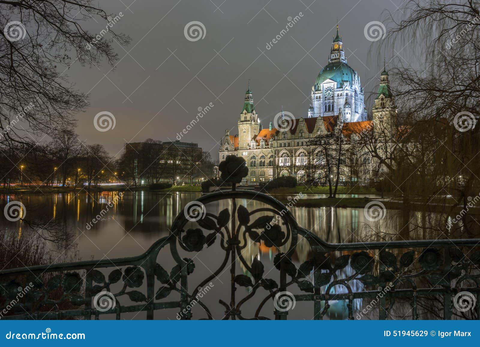 New Town Hall in Hanover stock image. Image of outdoor - 51945629