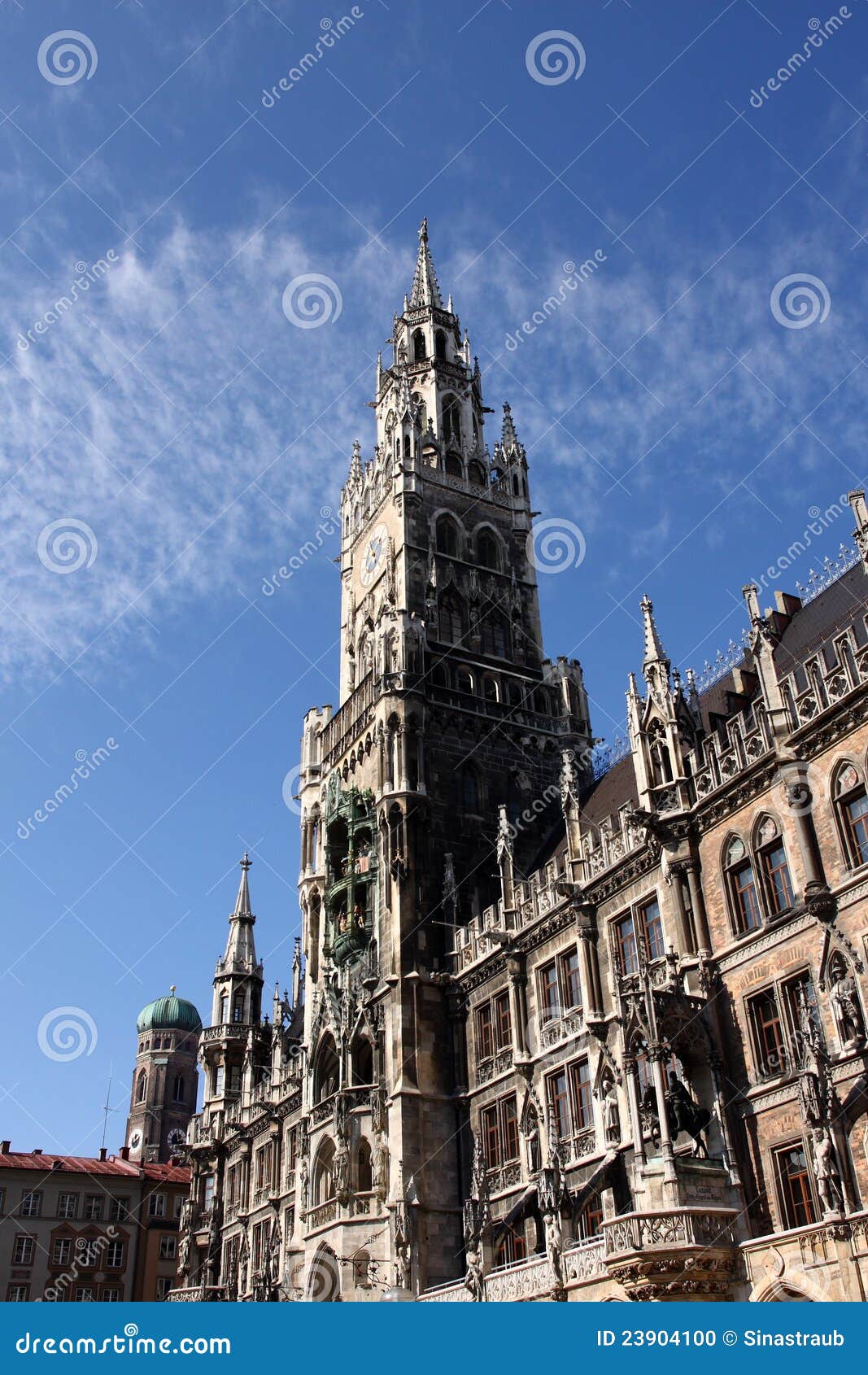 New town hall, Munich stock photo. Image of facade, daytime - 23904100