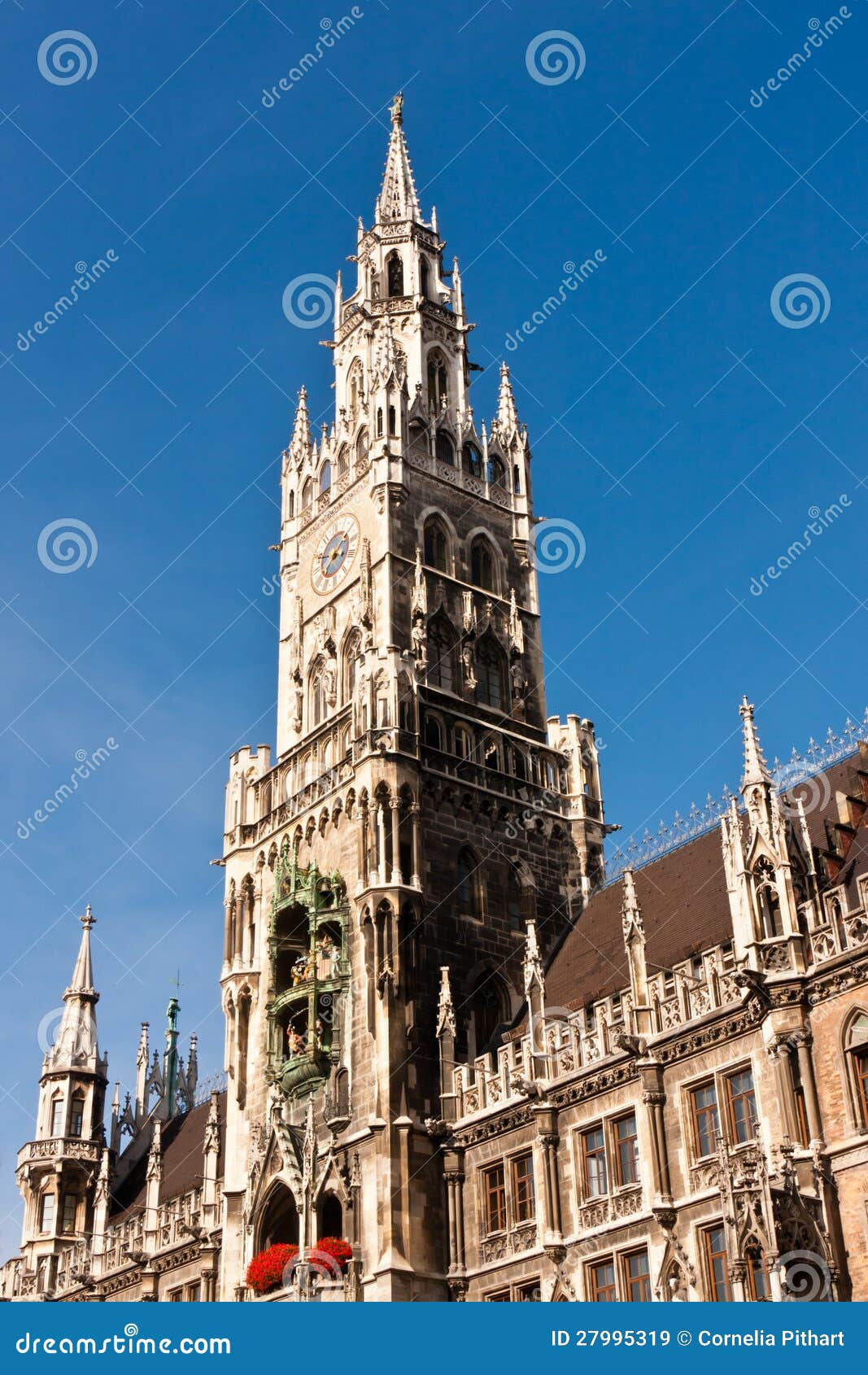 New Town Hall in Munich, Germany Stock Image - Image of tower, gothic ...