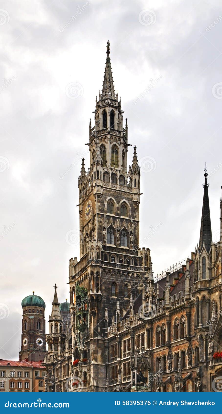 New Town Hall in Munich. Germany Stock Photo - Image of revival, facade ...