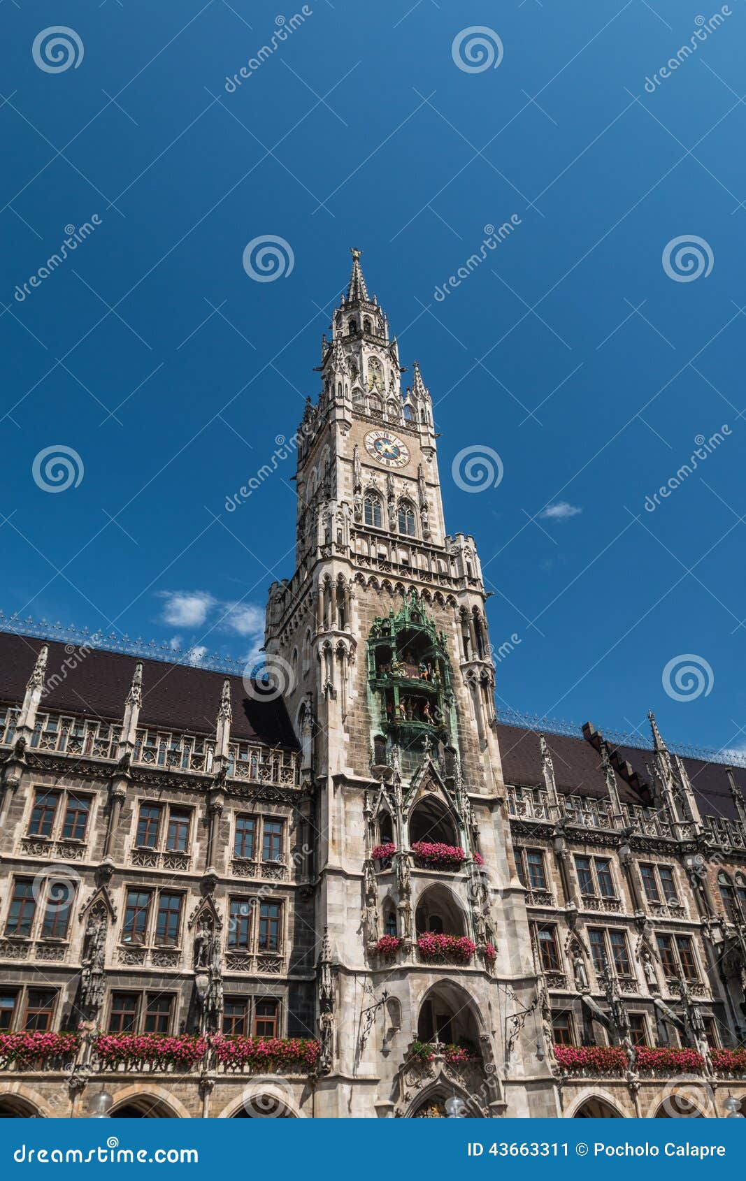 New Town Hall in Munich Germany. Stock Image - Image of landmark ...