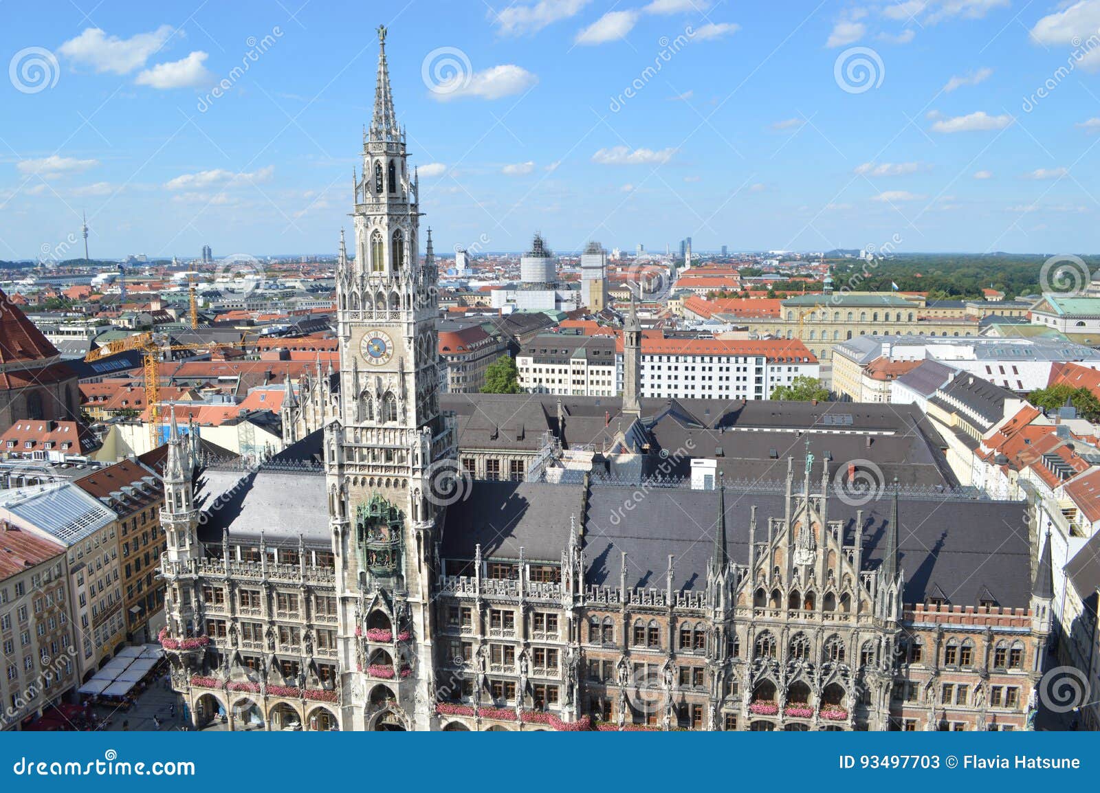 The New Town Hall in Munich Editorial Stock Photo - Image of history ...