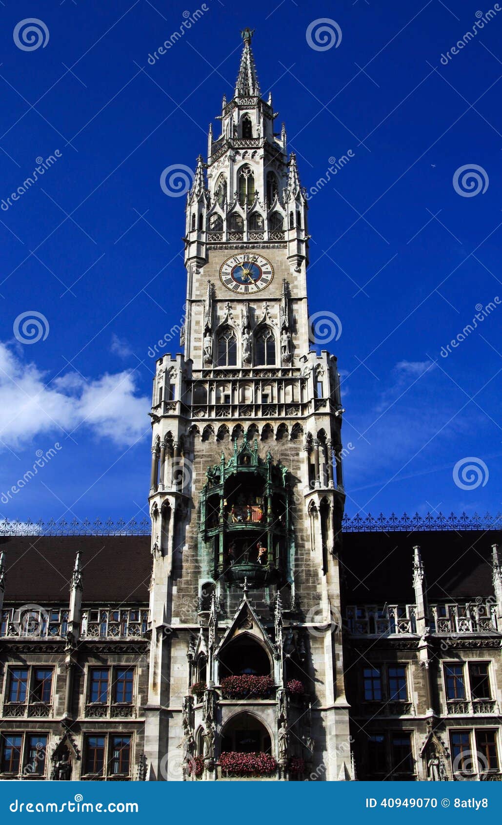 New Town Hall Tower stock photo. Image of deutschland - 40949070