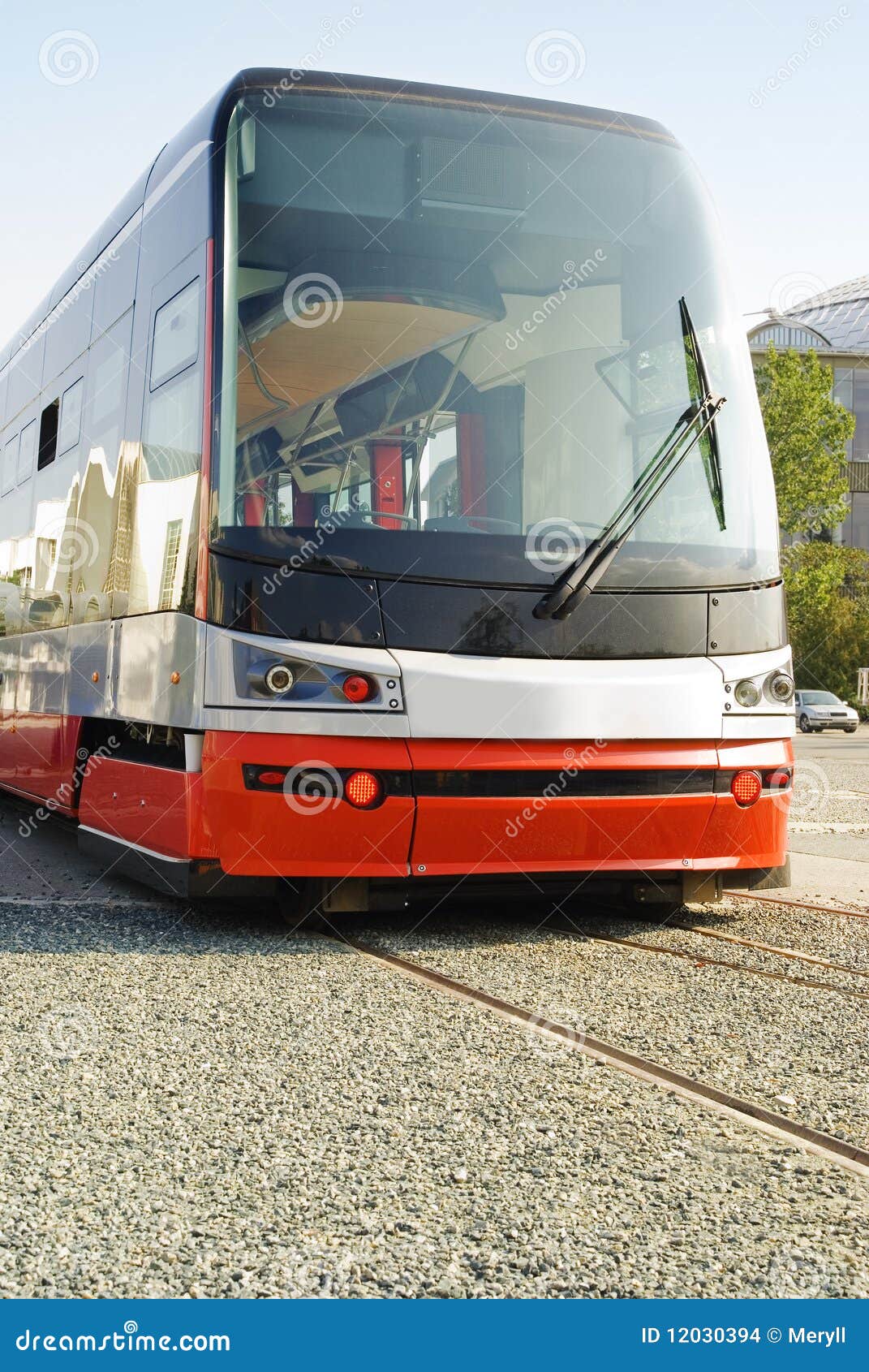 New Tram Vehicle on Exhibition Stock Photo - Image of czech, engine ...