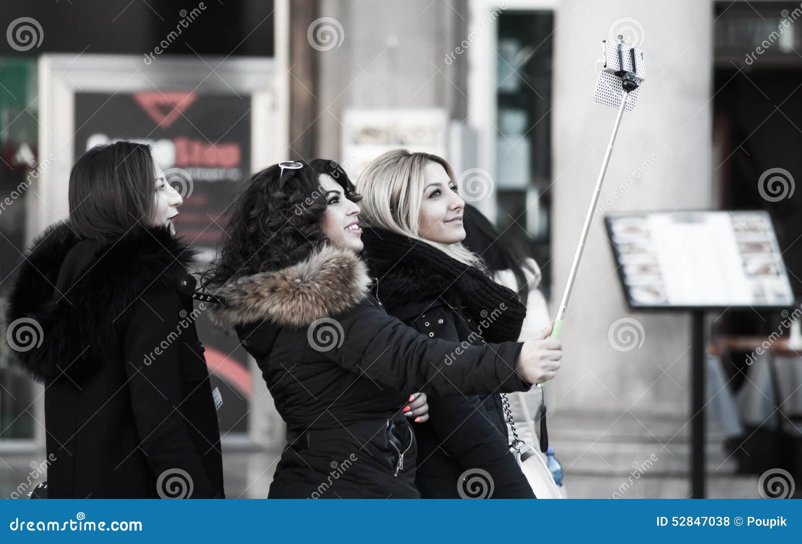 New trends - Selfie time! editorial stock photo. Image of tourist ...