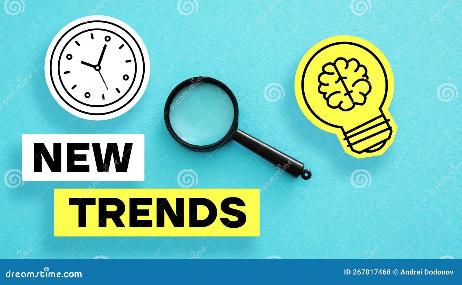 New Trends are Shown Using the Text Stock Photo - Image of success ...