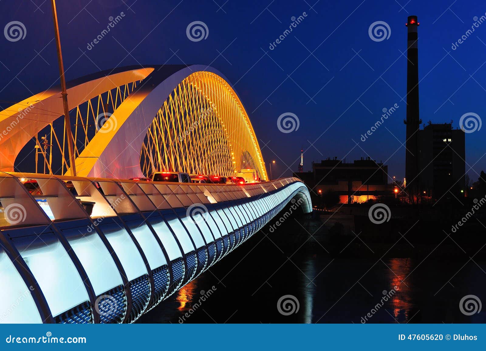 New Troja bridge. stock photo. Image of monument, vltava - 47605620
