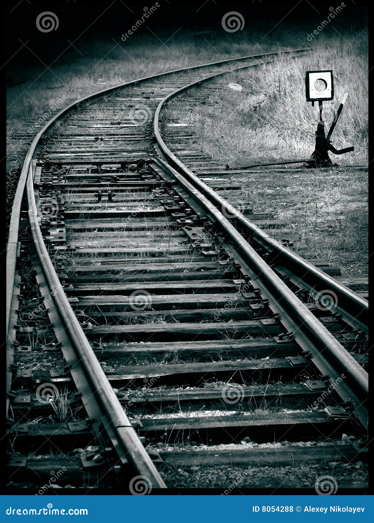 New turn stock photo. Image of uncertainty, ties, rails - 8054288