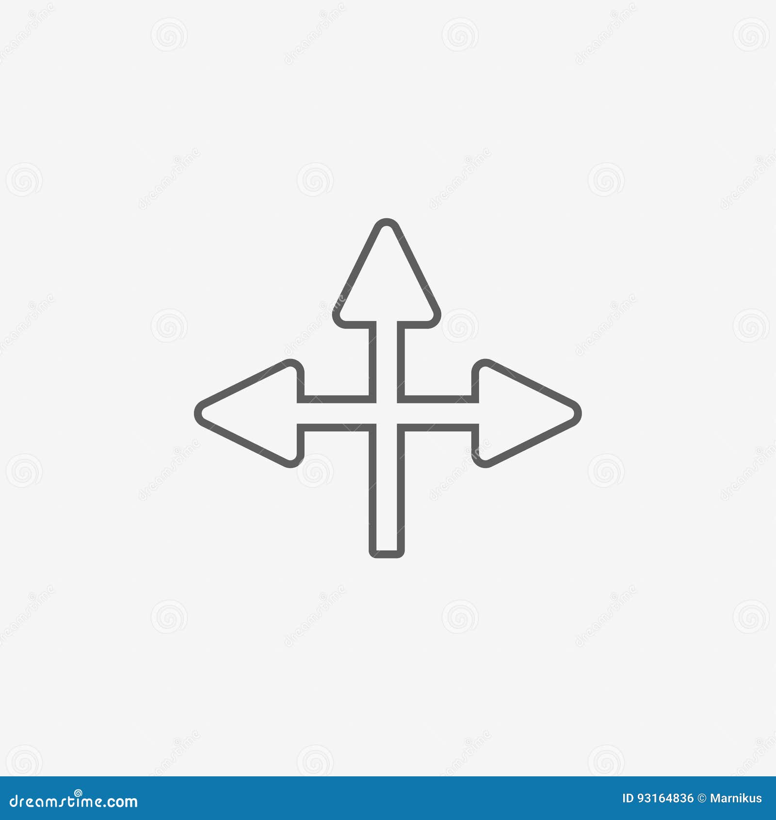 New universal arrow stock vector. Illustration of endways - 93164836