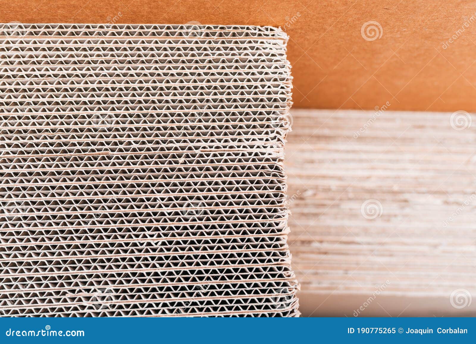 New Unused Cardboard Boxes Made from Recycled Material Stock Image ...