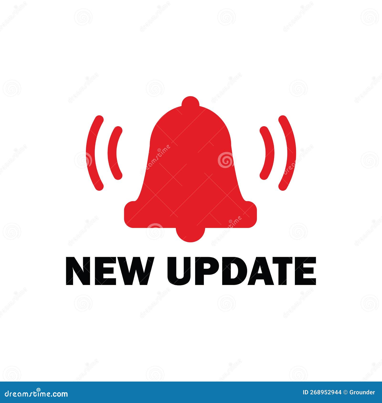 New Update Tag Label Set. Attention Ribbon Badge. Vector Illustration ...