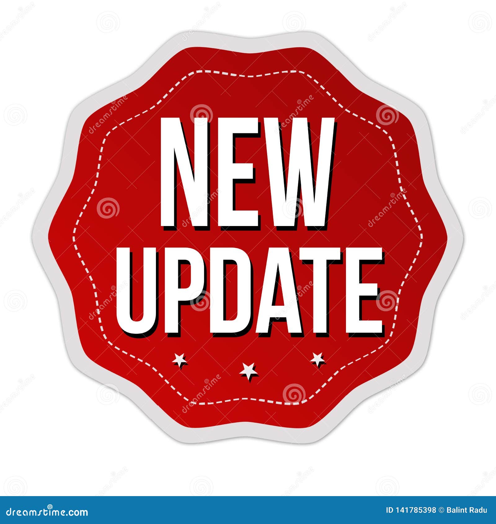 New Update Label or Sticker Stock Vector - Illustration of internet ...