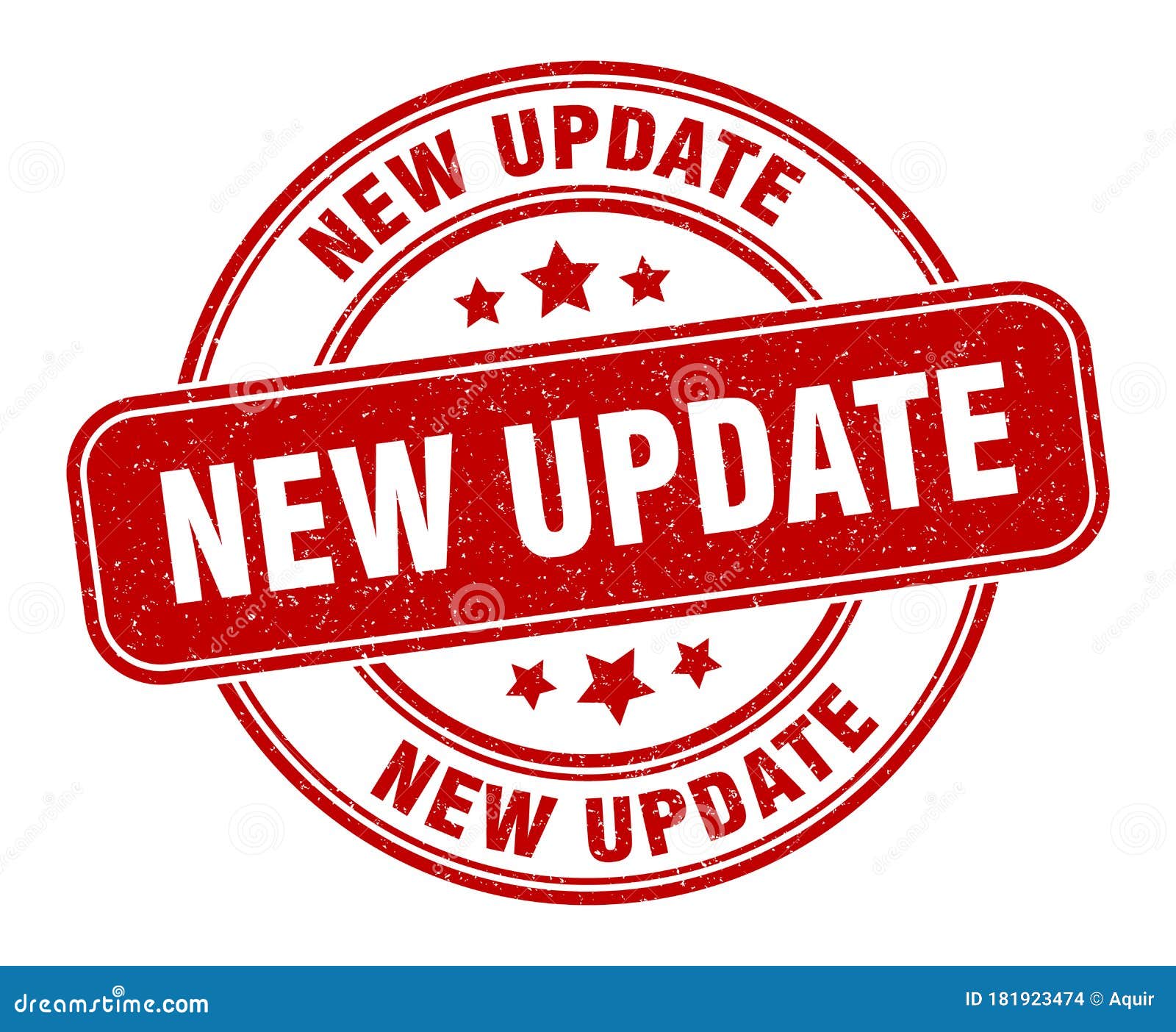 New Update Stamp. New Update Round Grunge Sign Stock Vector ...