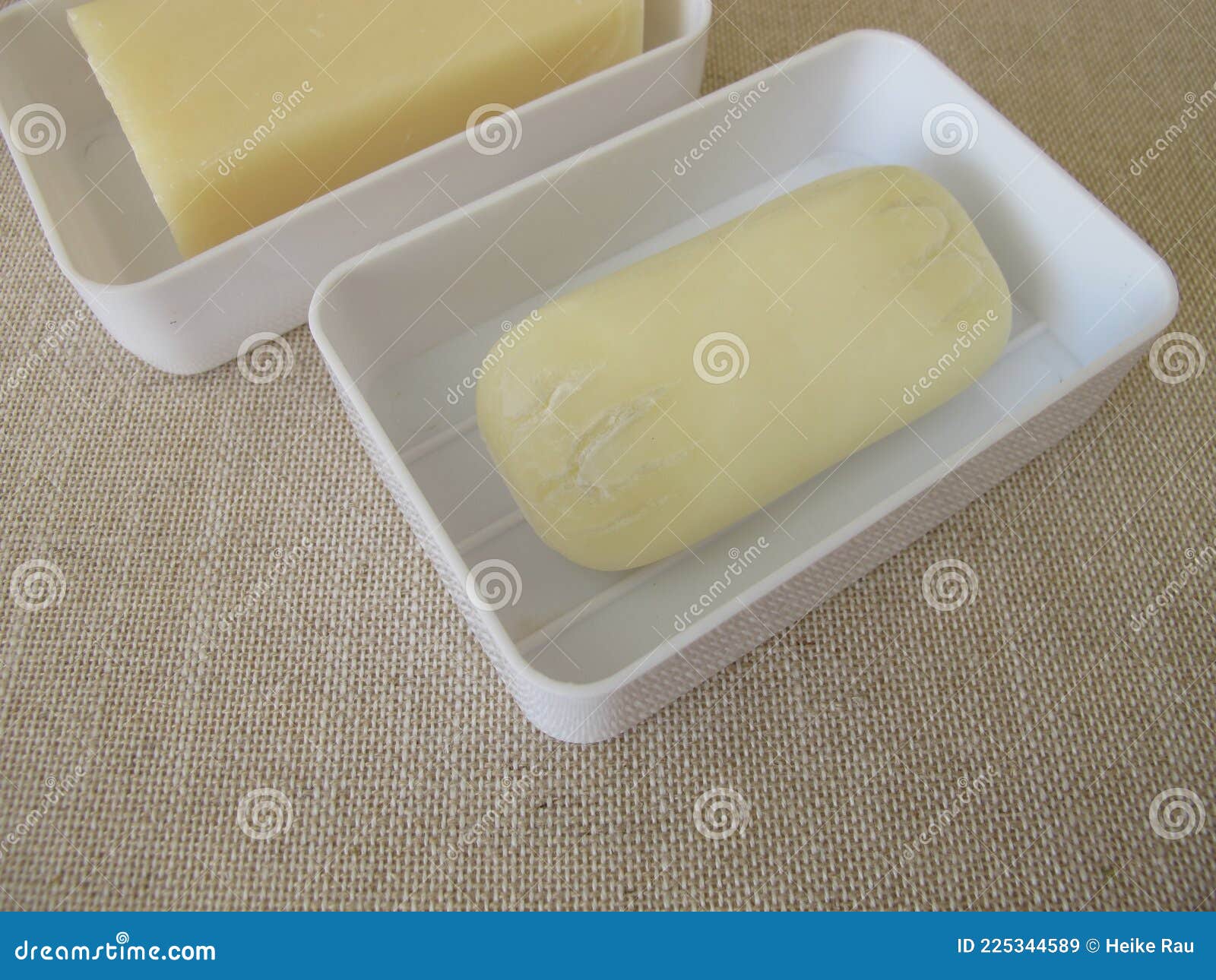 A New and a a Used Soap Bar Stock Image - Image of contaminated, germs ...