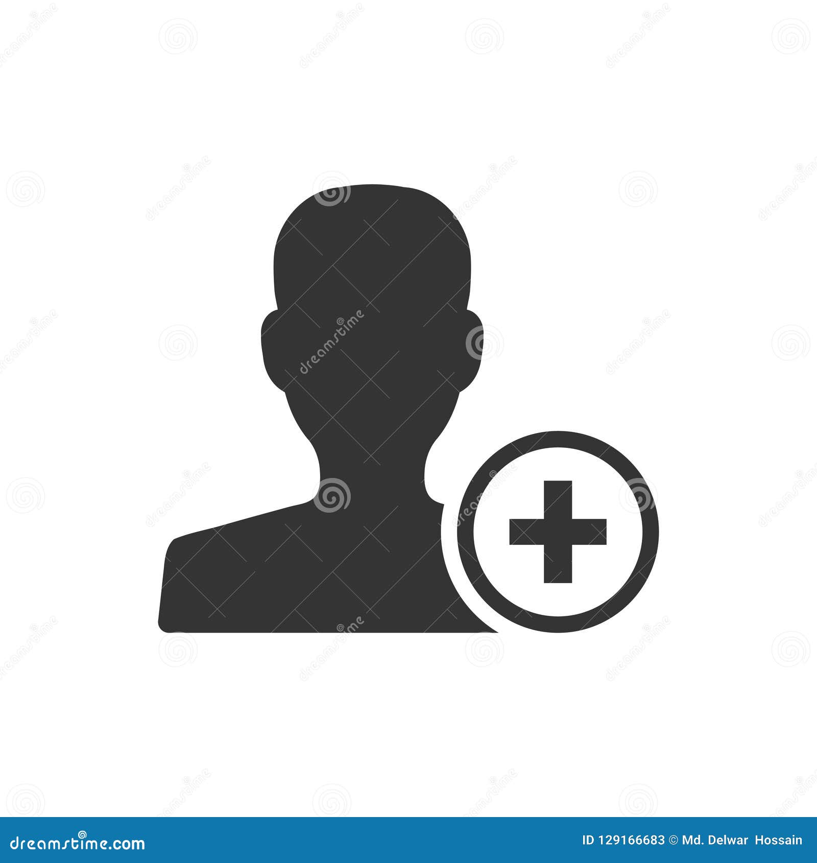 New user icon stock vector. Illustration of users, person - 129166683